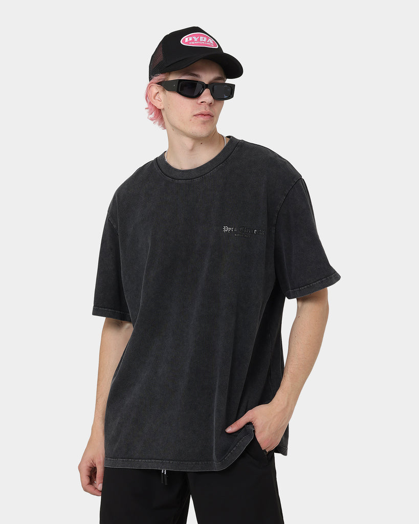 PYRA Old Town Vintage T-Shirt Vintage Black | Culture Kings