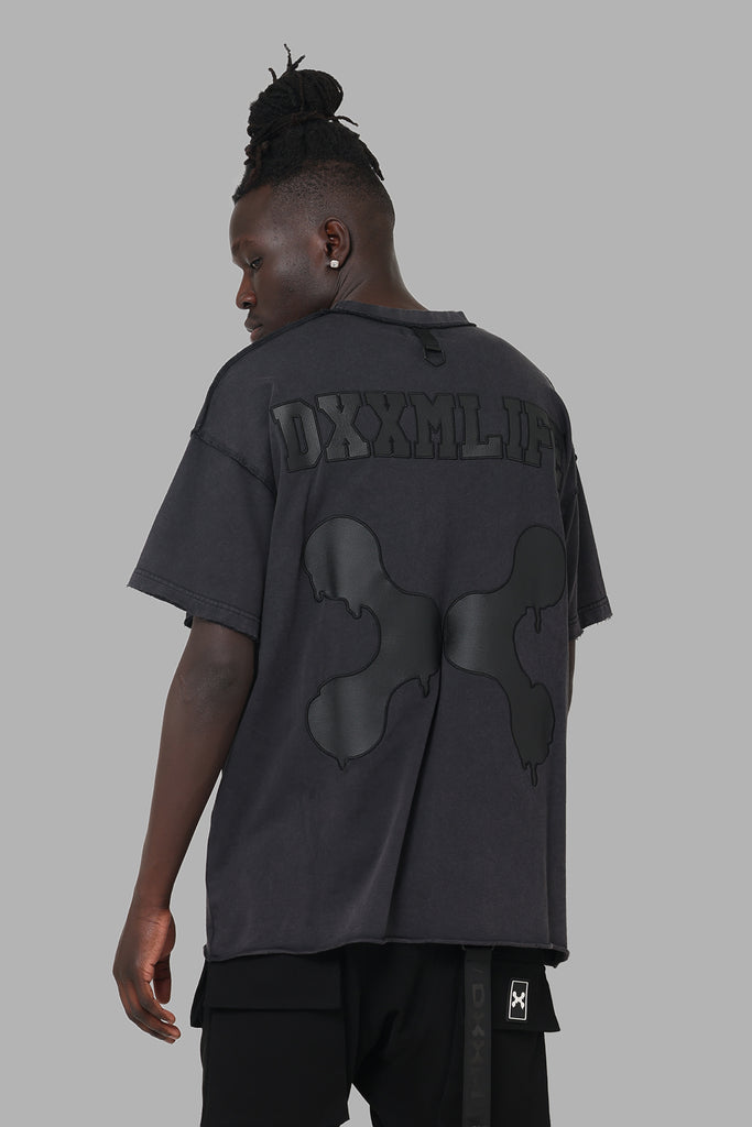 DXXMLife L-5 Txnal Oversized T-Shirt Black/Black | Culture Kings