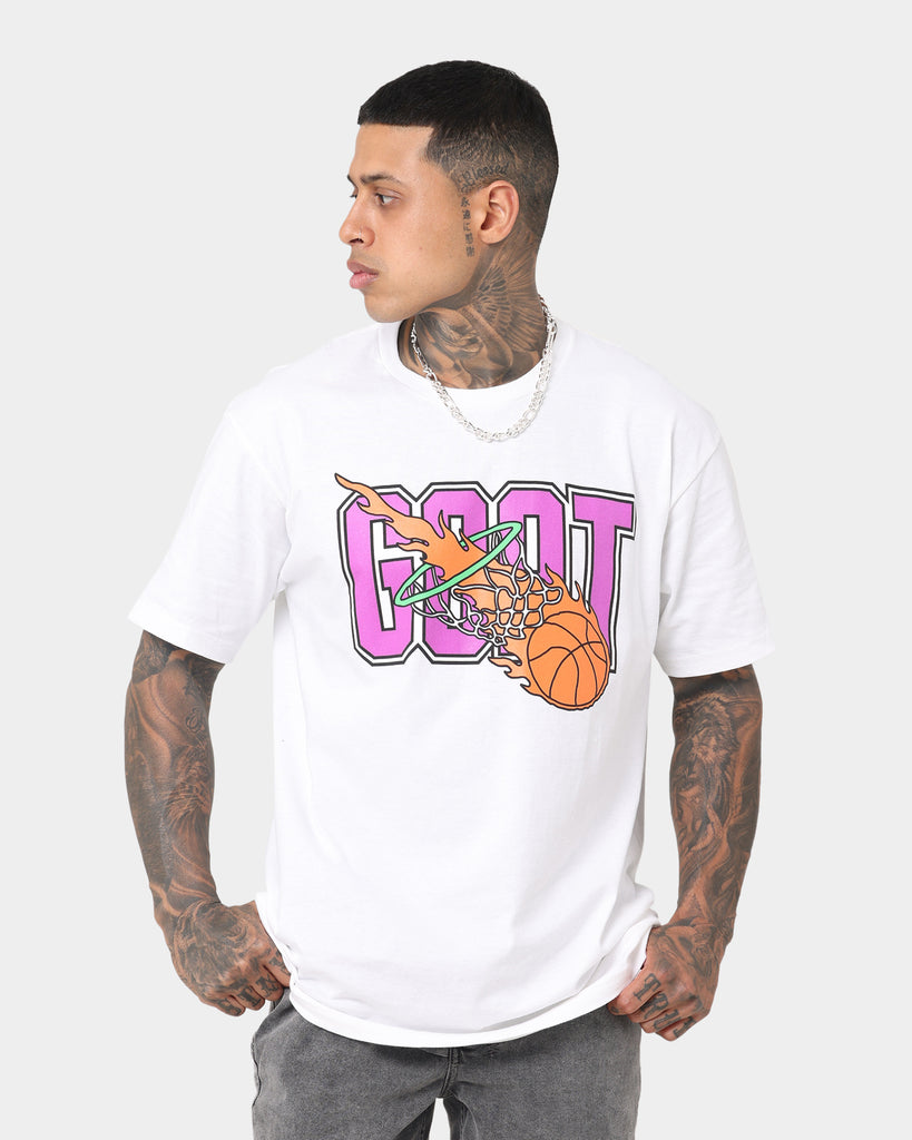 Goat Crew Goat Swish Logo T-Shirt White | Culture Kings