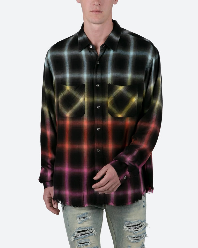 MNML Ombre Flannel Shirt Multi | Culture Kings