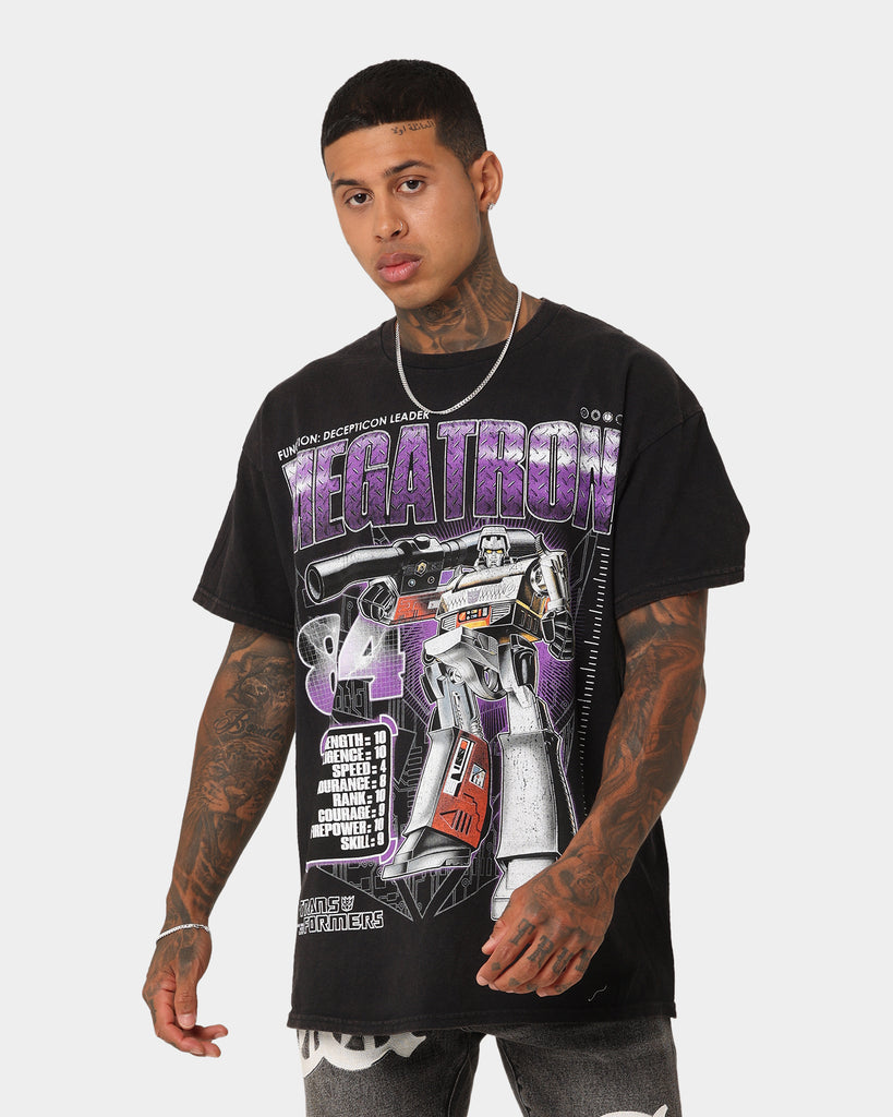 Goat Crew X Transformers Megatron Vintage T-Shirt Black Wash | Culture ...