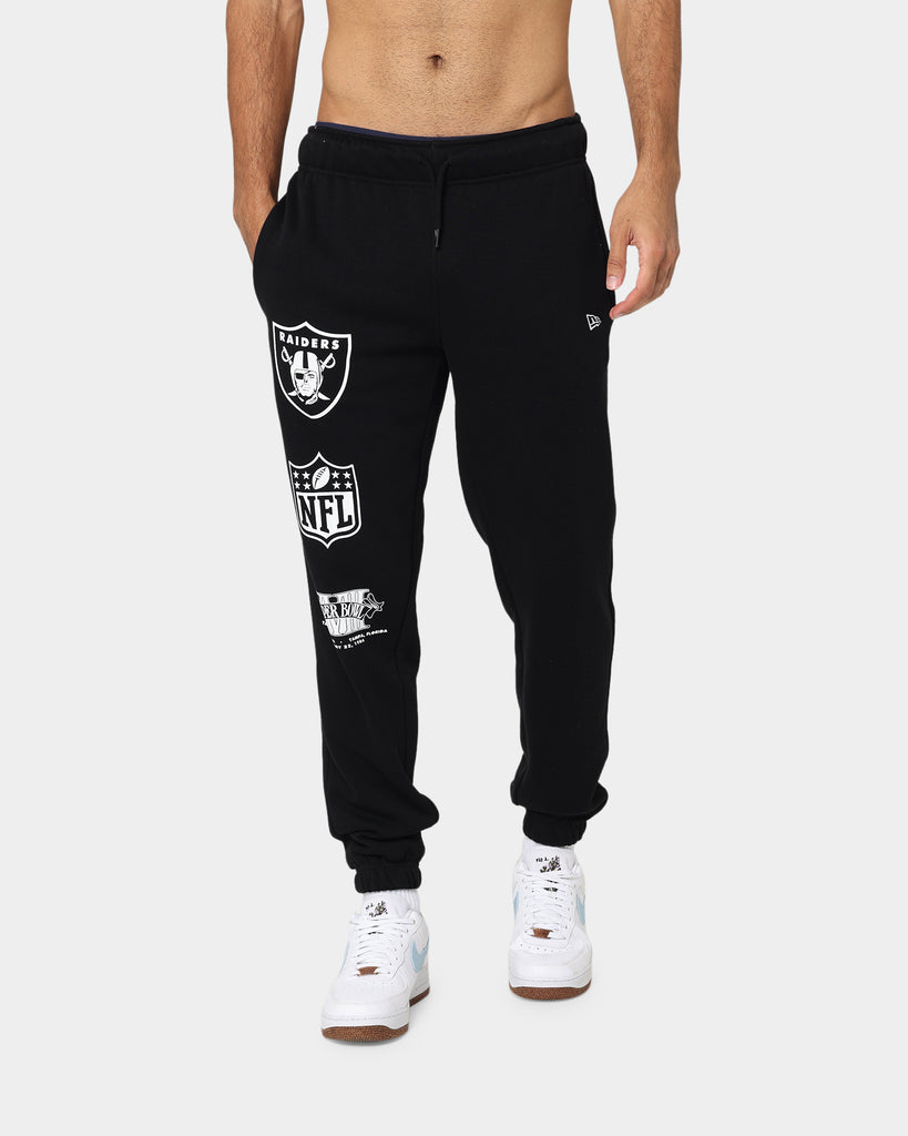 New Era Las Vegas Raiders Track Pants Black/White | Culture Kings