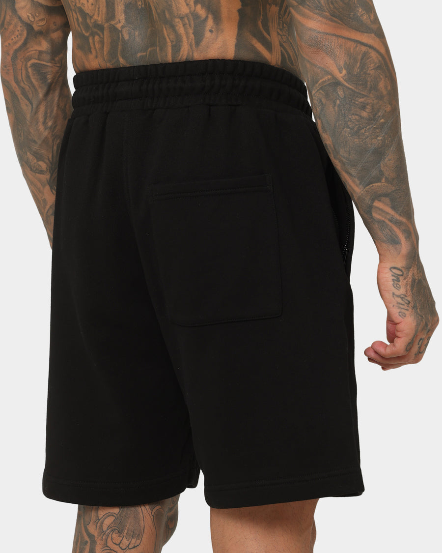 Fallen Breed Logo Sweat Shorts Black | Culture Kings