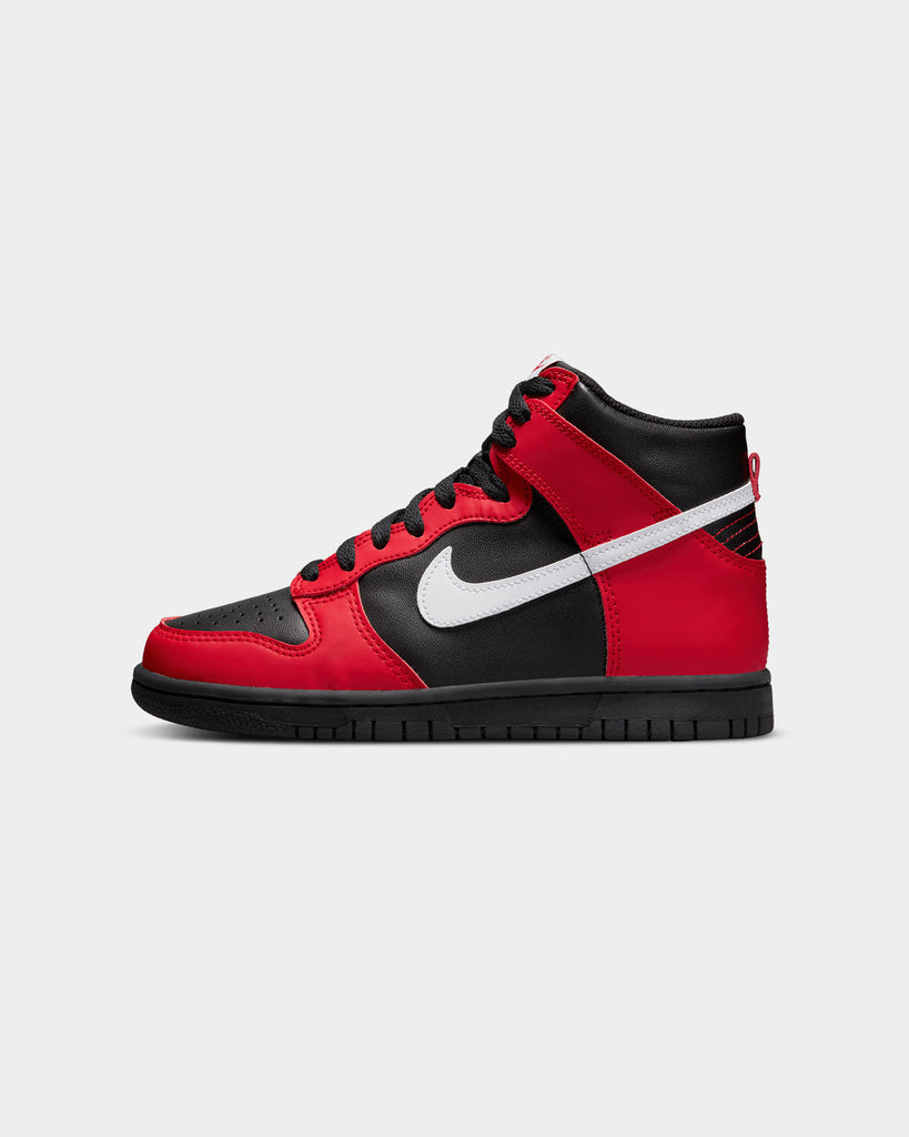 Nike Kids' Dunk High (GS) Black/White/University Red | Culture Kings