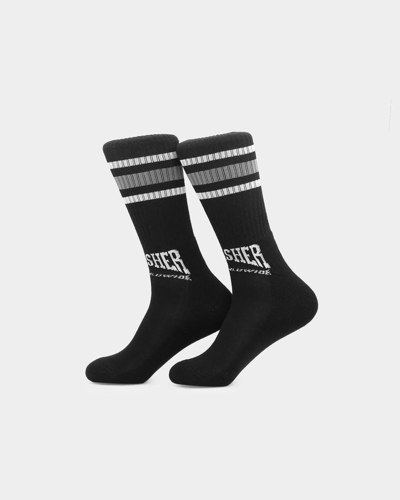 HUF X Thrasher Centerfield Socks Black | Culture Kings