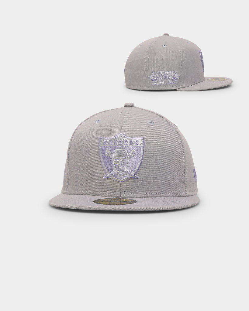 New Era Las Vegas Raiders 'Purple Smoke' 59FIFTY Fitted Grey/Lavender ...