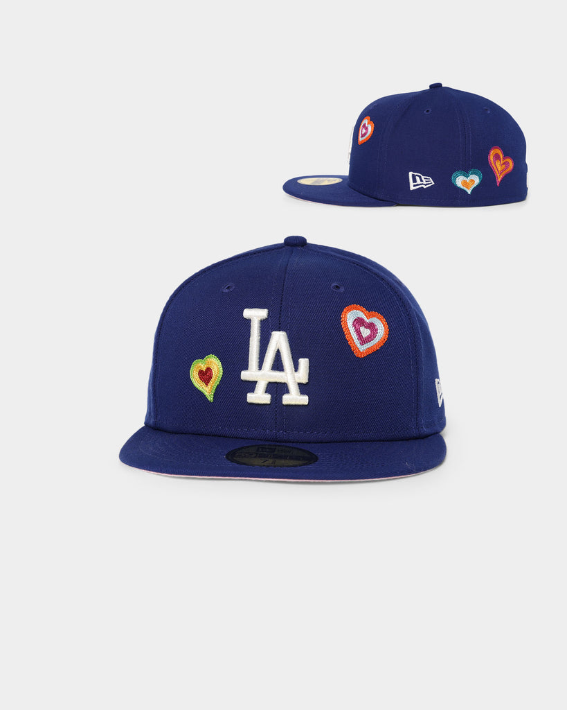 New Era Los Angeles Dodgers 'Chain Stitch Heart' 59FIFTY Fitted Multi ...