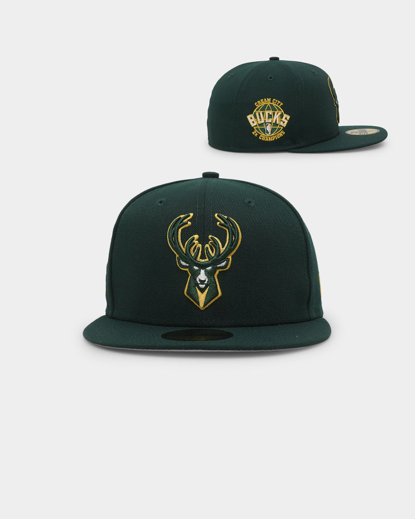 New Era Milwaukee Bucks 'Green And Gold' 59FIFTY Fitted Green/Gold ...