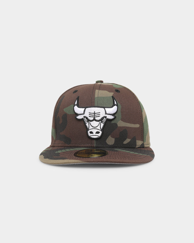 New Era Chicago Bulls 'Core Camo' 59FIFTY Fitted Camo/White | Culture Kings