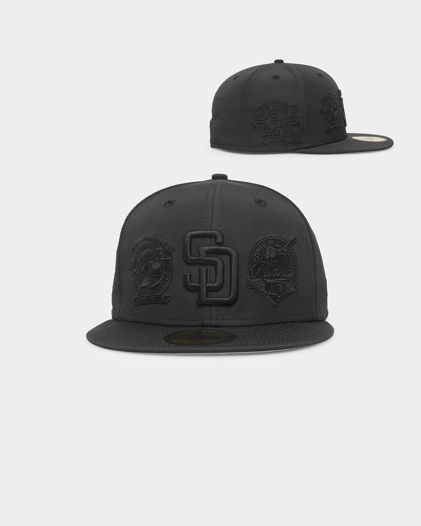 New Era San Diego Padres 'Triple Black Multi Logo Prolight' World Seri ...