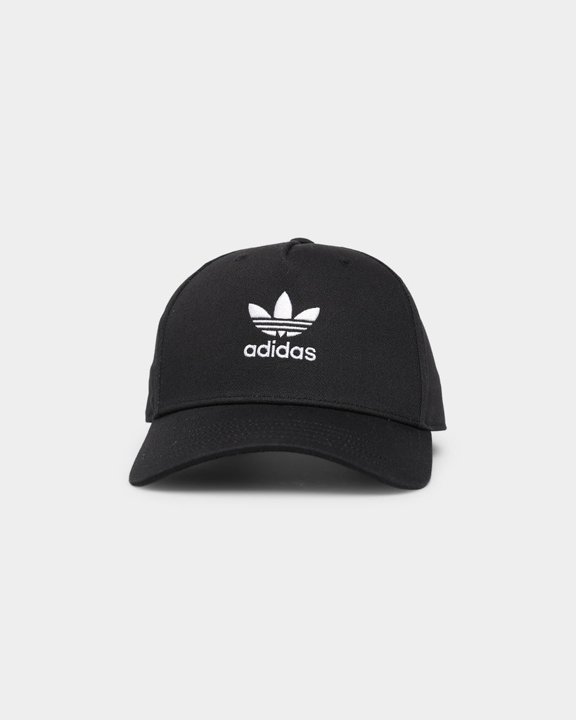 Adidas Adicolour Classic Trefoil Curved Closed Trucker Hat Black ...