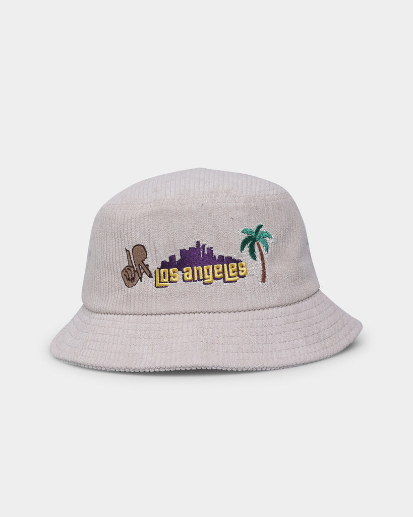 Goat Crew Los Angeles Cord Bucket Hat Tan | Culture Kings