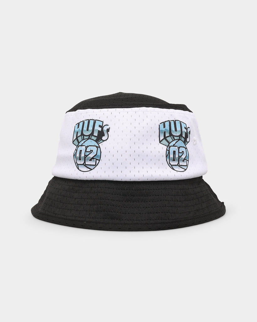 HUF Basketball Mesh Bucket Hat Black | Culture Kings
